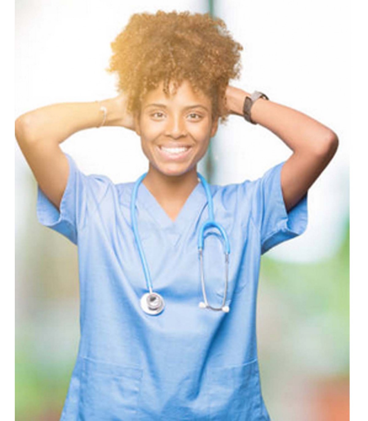 Hospital uniforms with Stretch Materials. Lycra and Spandex infused ...