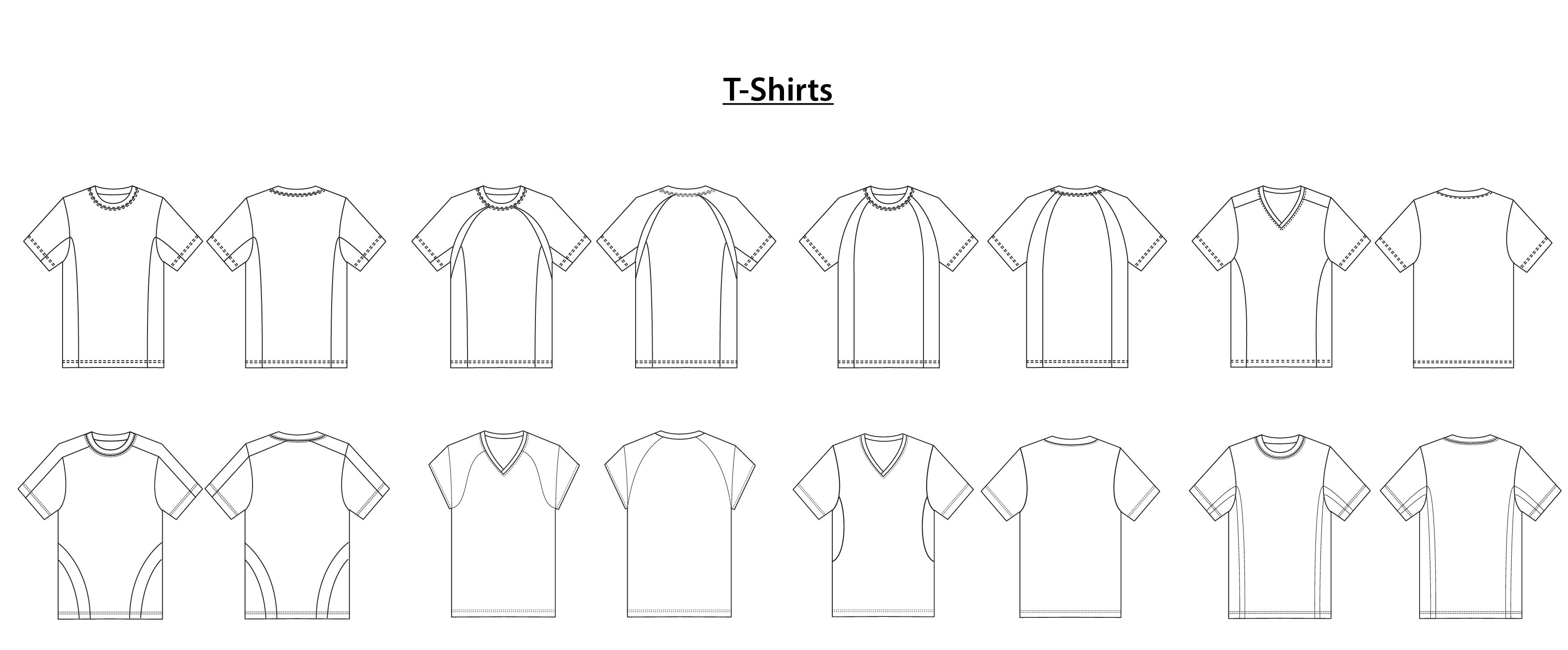 Striped Design Tees. Specialty Fabric. Customizable Design
